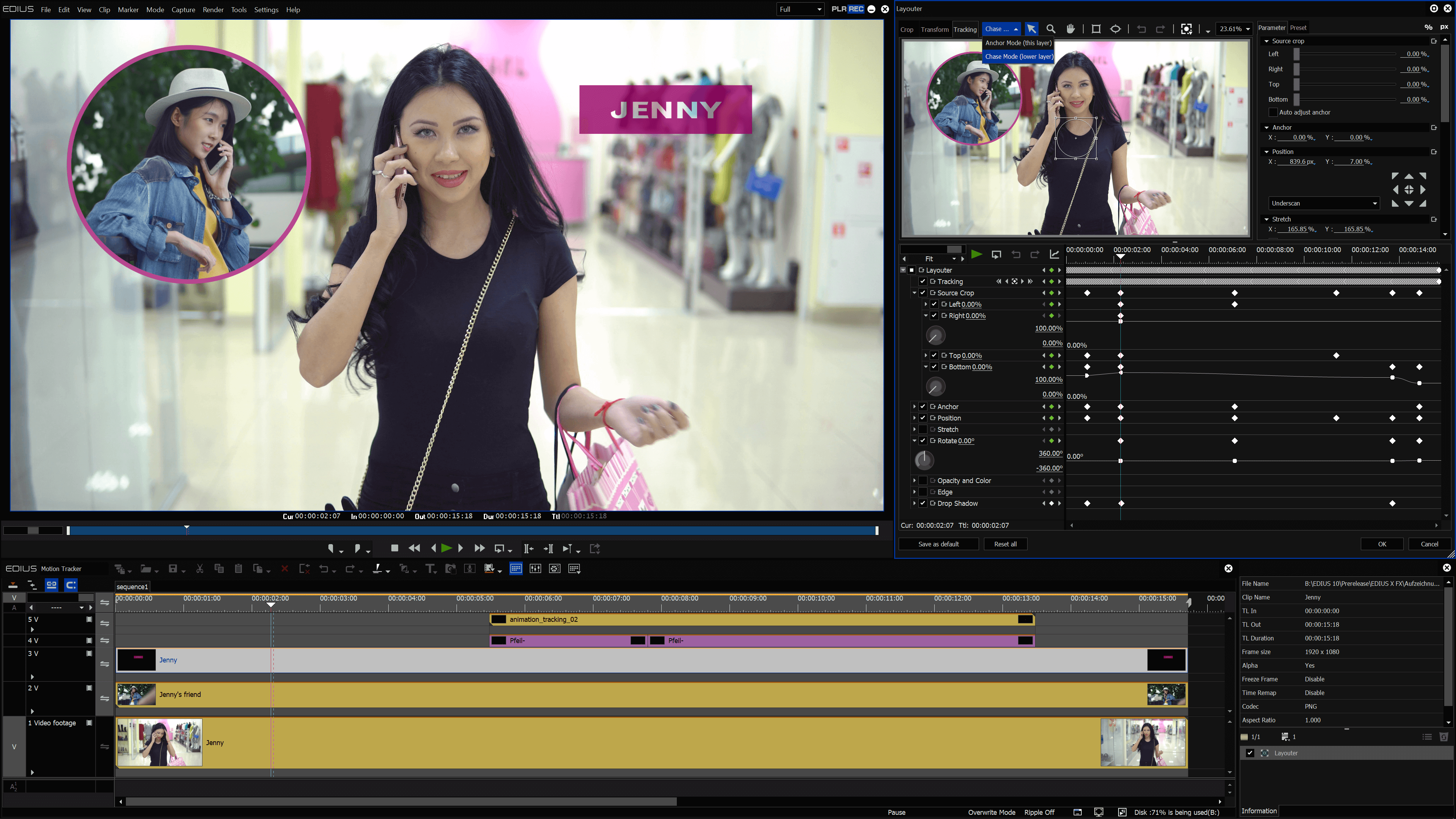 אדיוס X - צילומי מסך - EDIUS - ShalevSoft